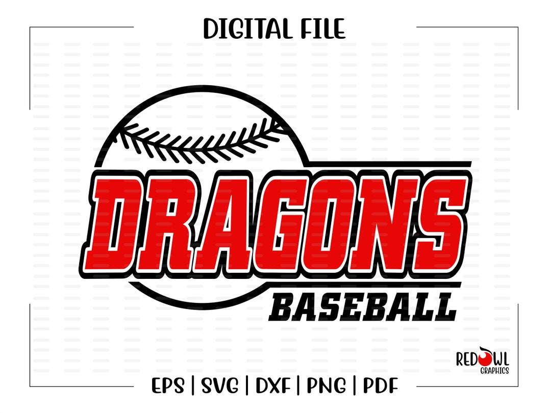 Baseball Svg Dragon Baseball Svg Dragon Dragons Baseball - Etsy