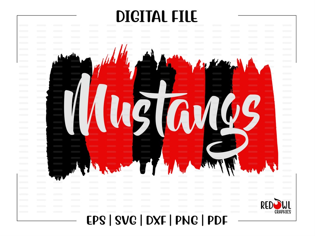 Mustangs Svg, Mustang Svg, Mustang, Mustangs, Clipart, Vector, Team ...