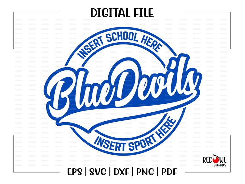Blue Devil Svg Devils Svg Blue Devil Blue Devils Devil - Etsy