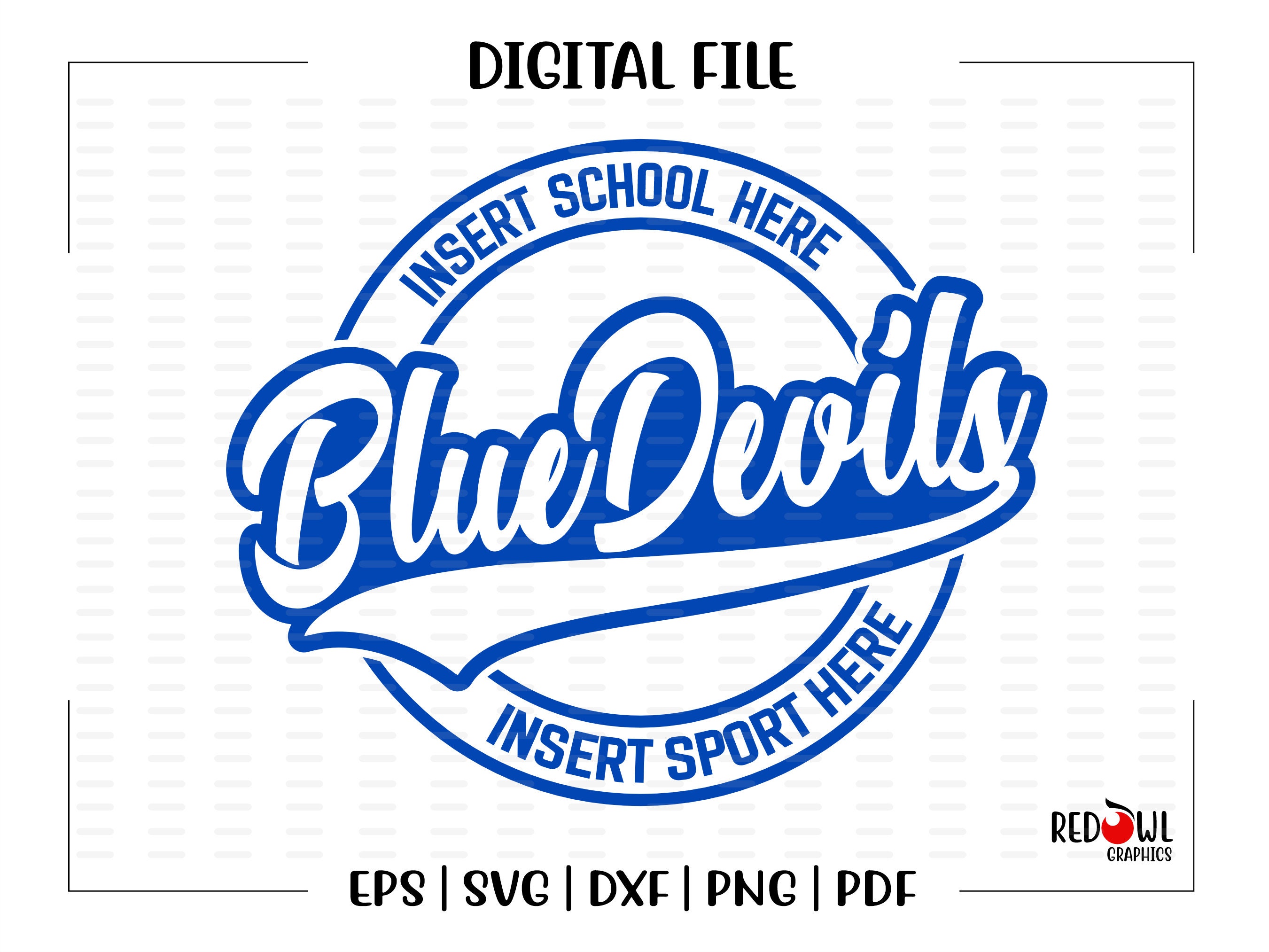 Blue Devil Svg Devils Svg Blue Devil Blue Devils Devil - Etsy