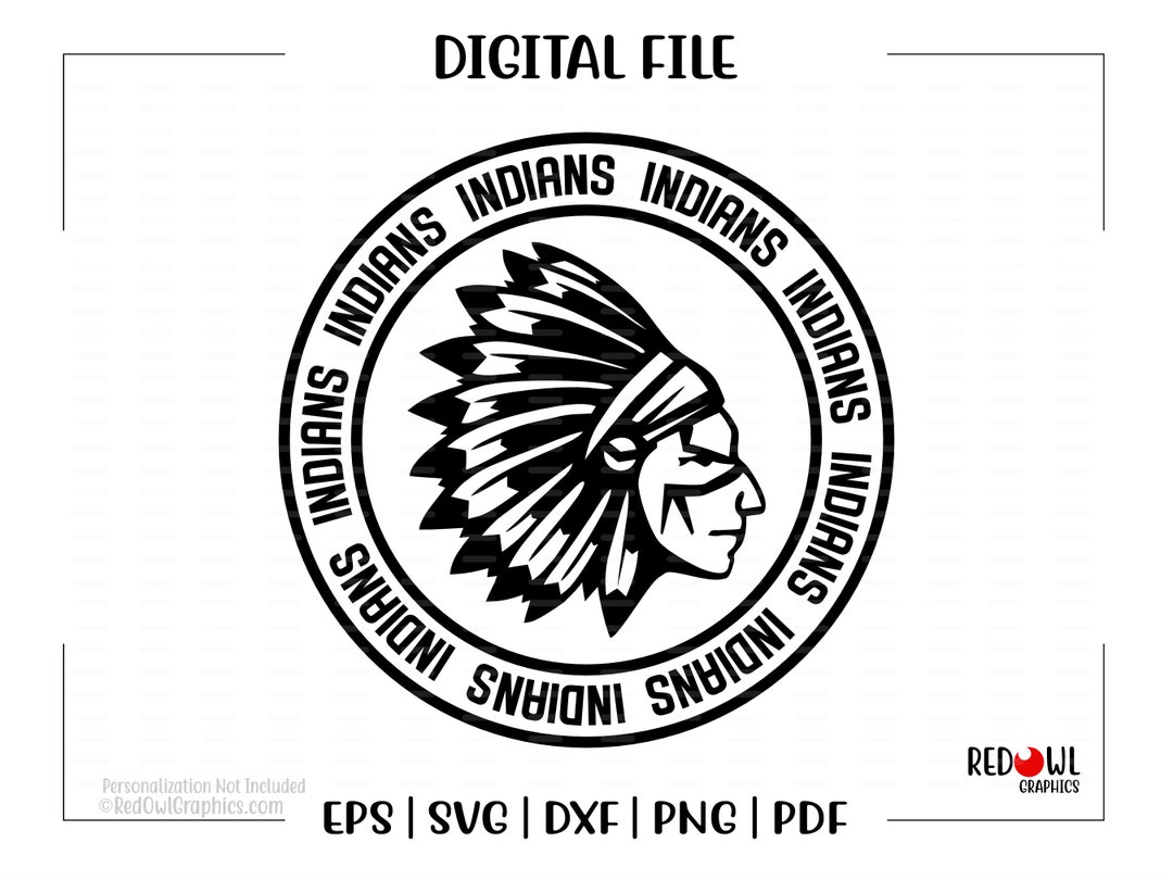 Indian Svg, Indians Svg, Indian, Indians, Clipart, Mascot, School, Svg ...