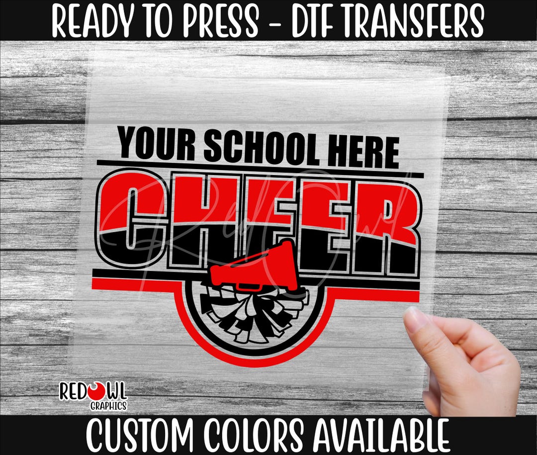 Ready to Press, Cheer DTF, Cheer Transfer, Cheerleader, Cheerleading ...