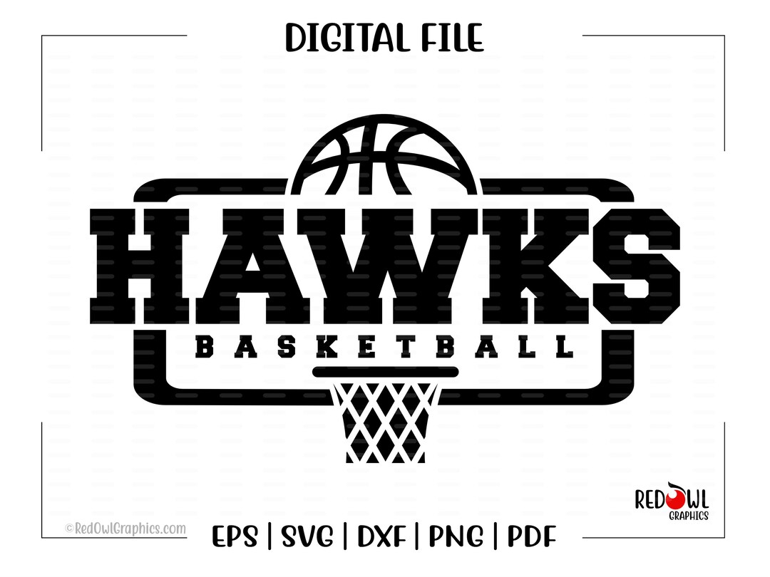 Basketball Svg, Hawk Basketball, Hawk, Hawks, Basketball, Svg, Dxf, Eps ...