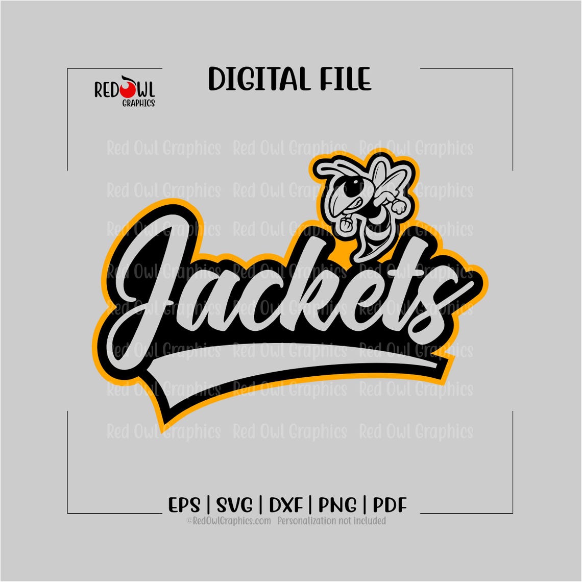 Jackets Svg, Yellowjackets Svg, Jacket, Jackets, Yellowjackets, Svg ...