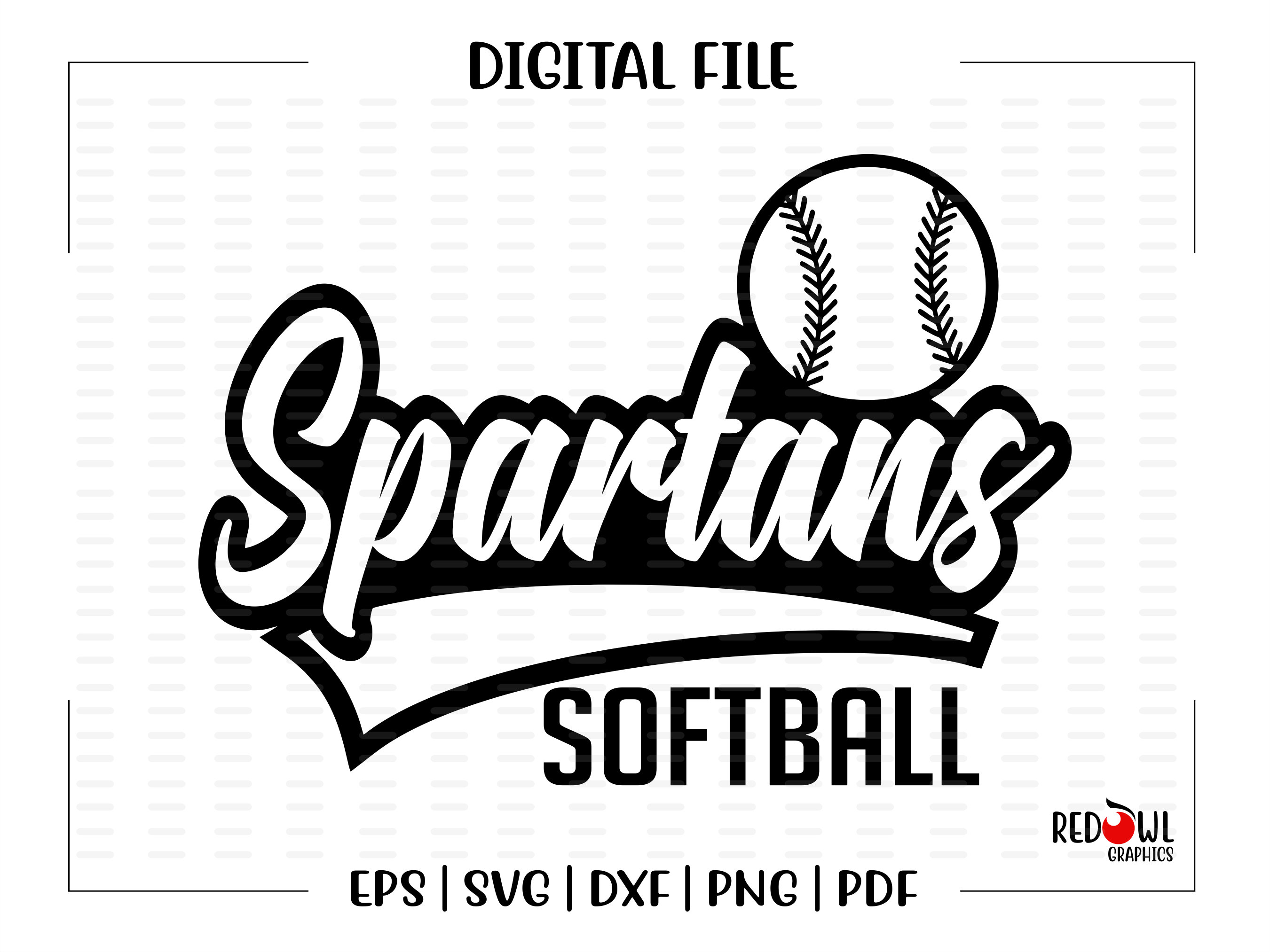 Softball Svg, Spartan Softball Svg, Spartan, Spartans, Softball, Svg ...