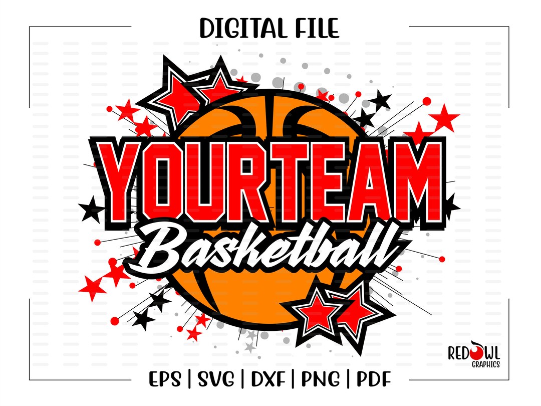 Custom, Personalized, Basketball, Stars, Png, Printing, Sublimation ...