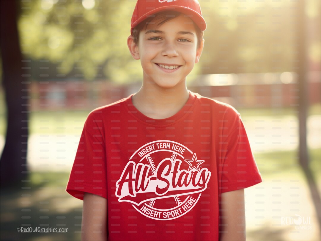 All Star Shirt All-stars Shirt Baseball Shirt Softball - Etsy