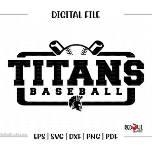 Baseball Svg, Titan Baseball Svg, Titan, Titans, Baseball, Svg, Dxf ...