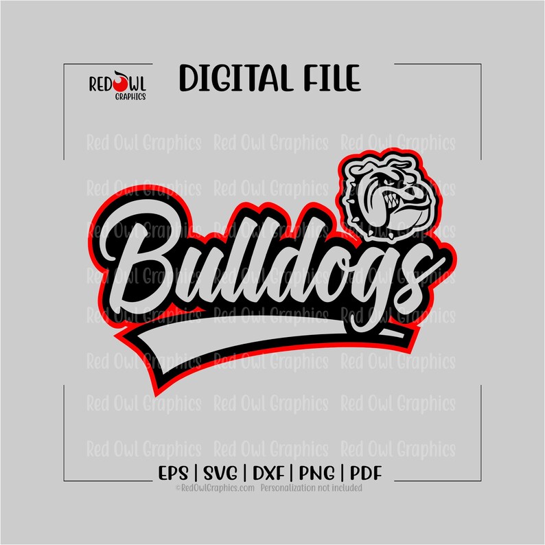 Bulldog Svg, Bulldogs Svg, Bulldog Mascot, Bulldogs, Svg, Dxf, Eps, Png ...