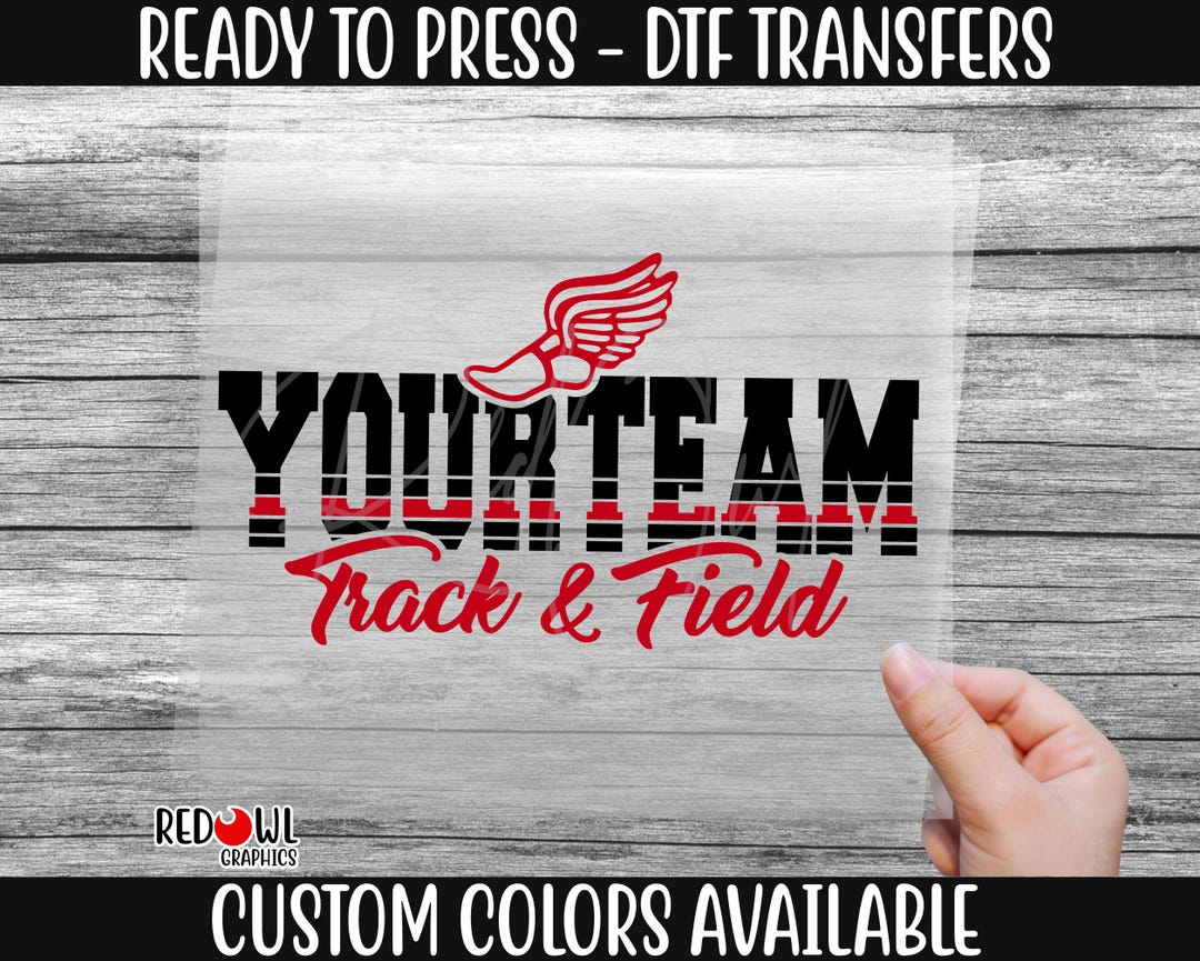 Ready to Press, Track Transfer, Custom DTF Transfer, Heat Transfer ...