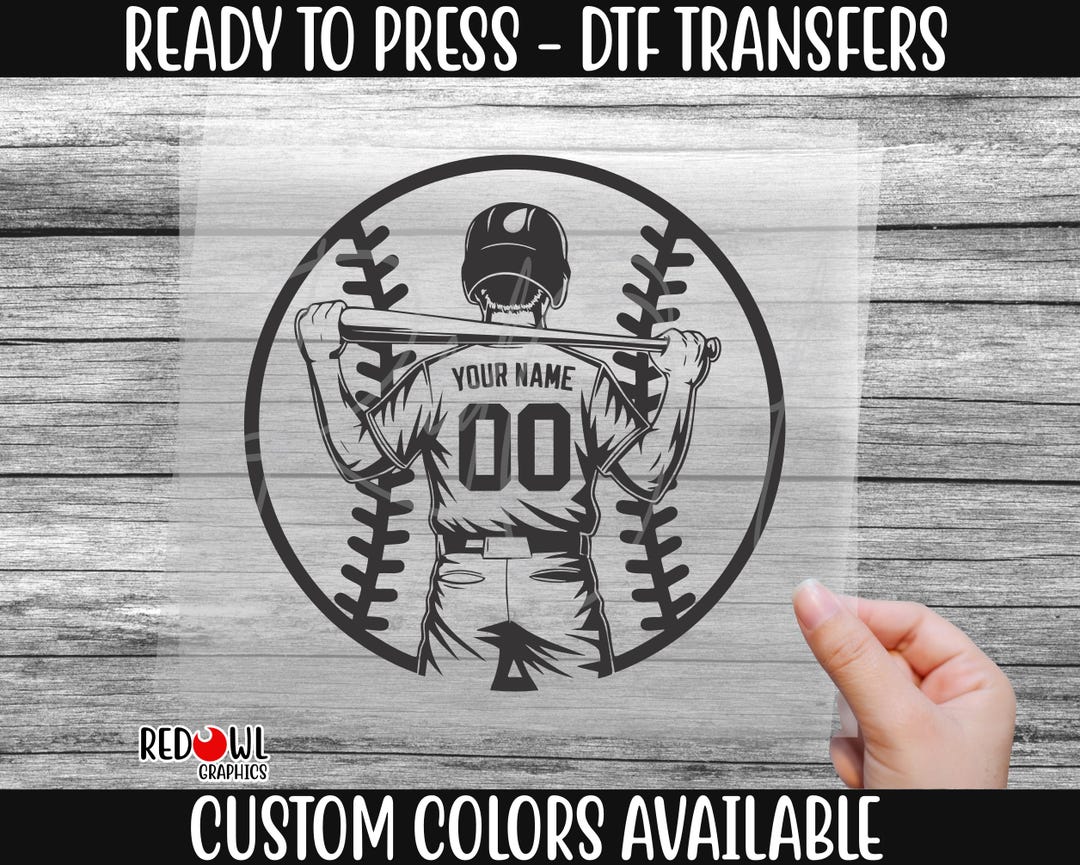 Custom Baseball DTF Transfer, Ready to Press, Baseball Mom Transfer ...