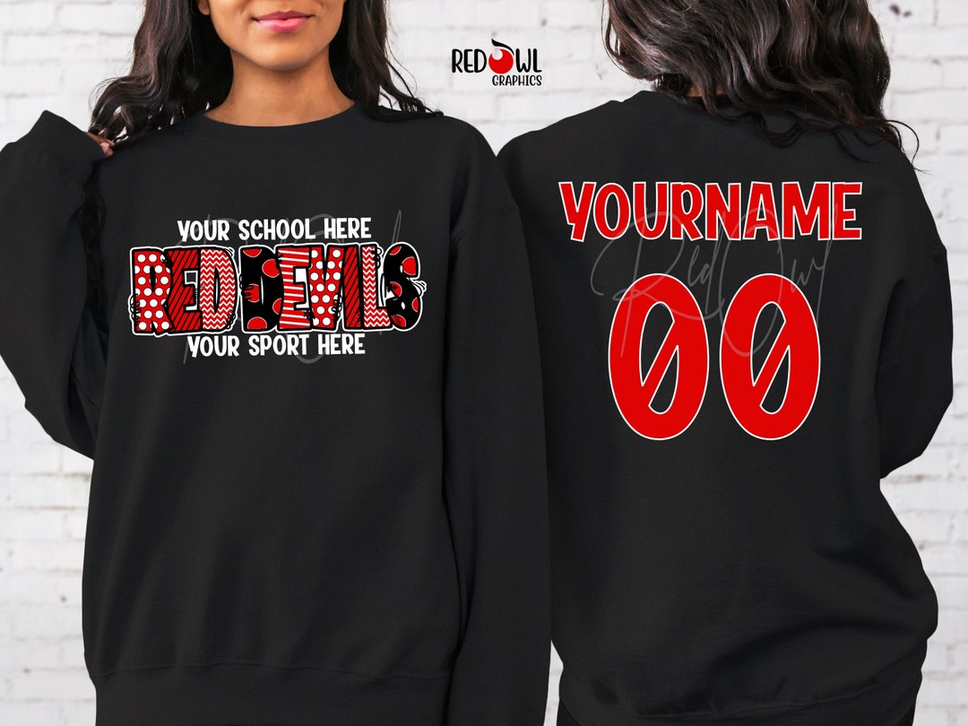 Red Devils Shirt, Red Devil T-shirt, Devil, T-shirt, Sweatshirt, Hoodie ...