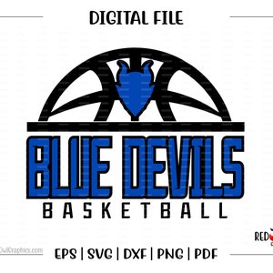 Basketball Svg, Blue Devil Basketball, Blue Devil, Devil, Basketball ...