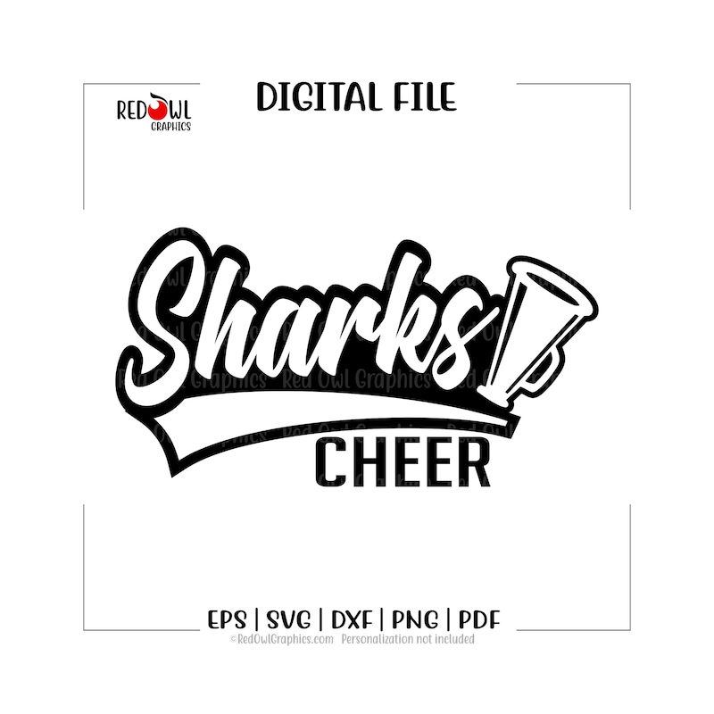 Cheerleader Sharks - Etsy