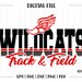 Track Svg Wildcat Track Svg Wildcat Wildcats Track Field - Etsy