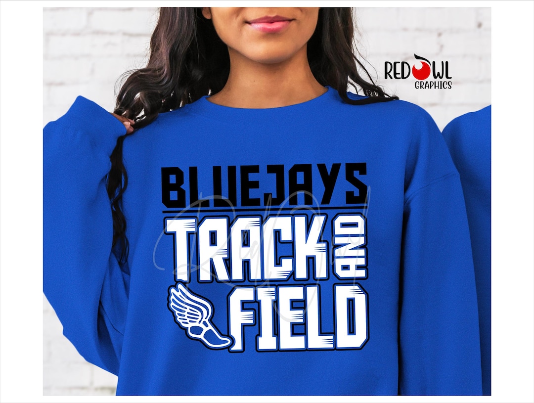 Bluejays Track Shirt, Track Shirt, Track and Field, Bluejays Shirt ...