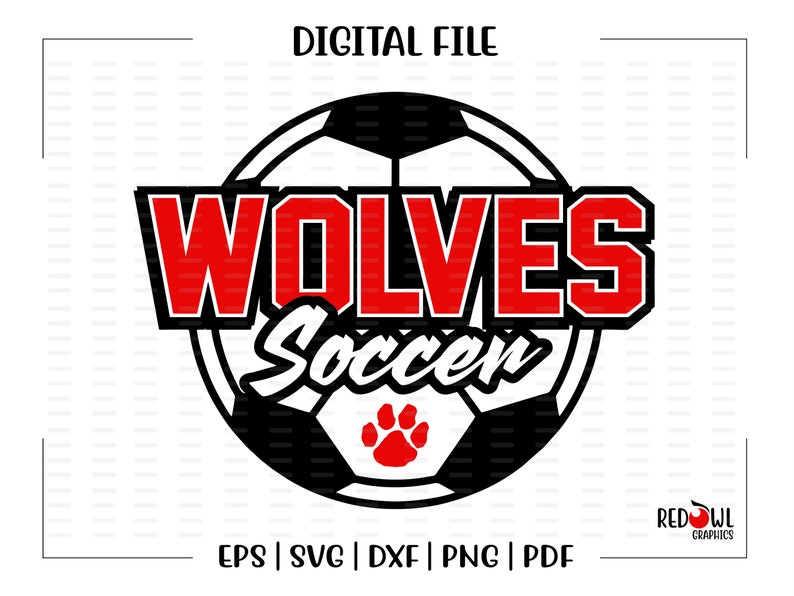 Soccer Svg Wolves Soccer Svg Wolves Wolf Soccer Svg Dxf | Etsy