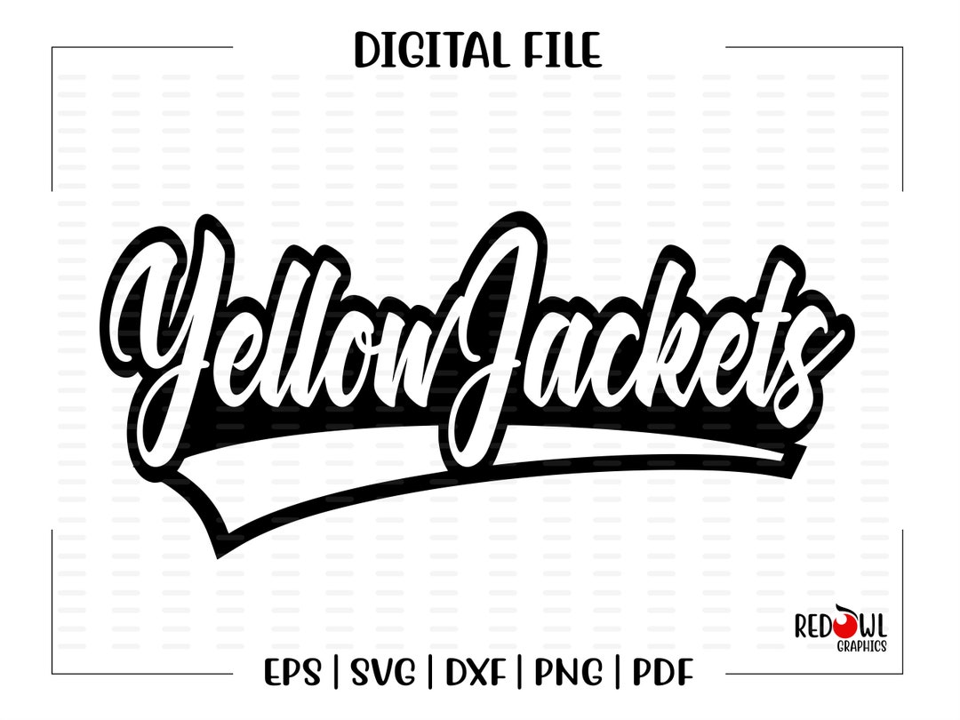 Jackets Svg, Yellowjackets Svg, Jacket, Jackets, Yellowjackets, Svg ...