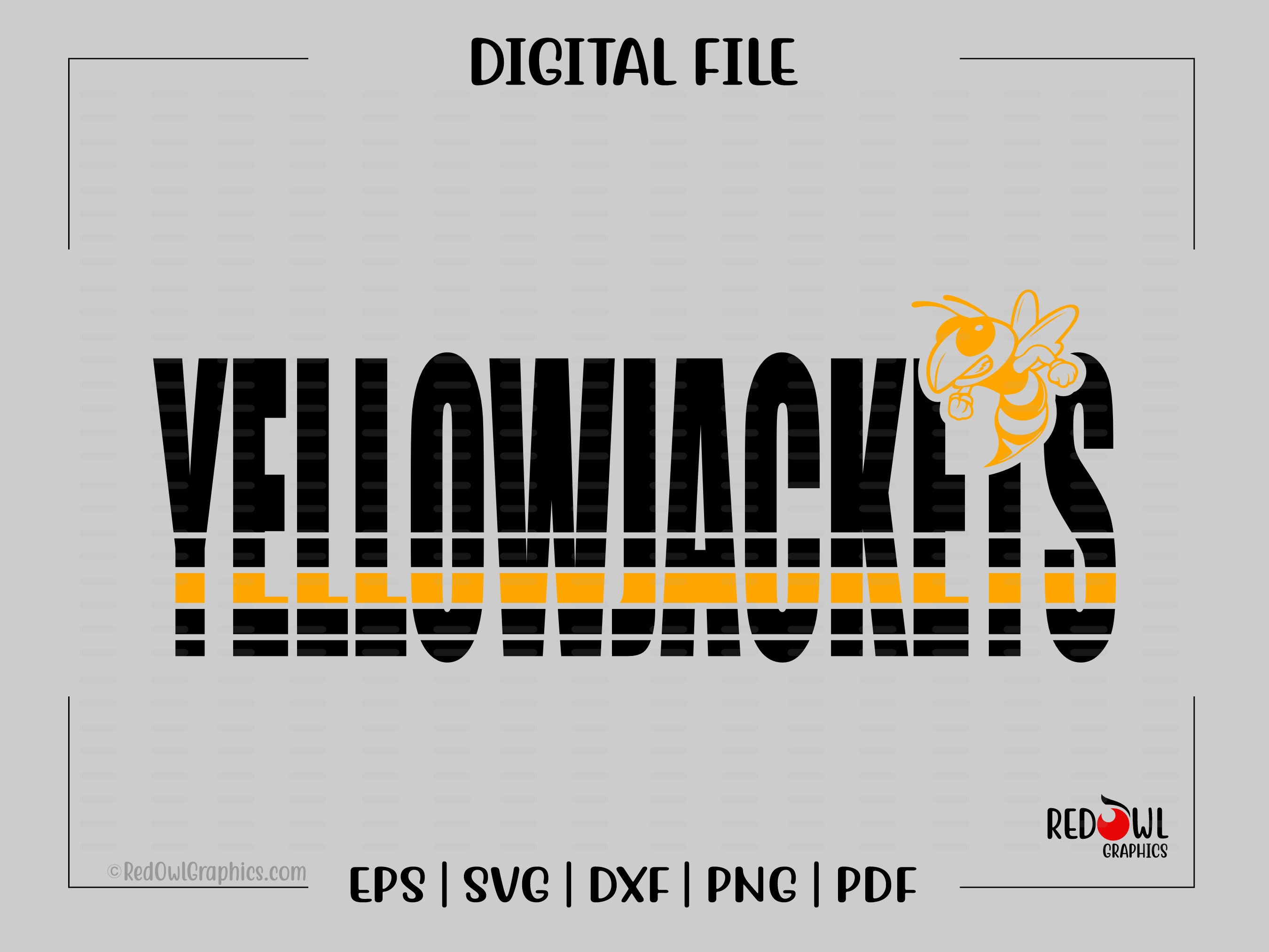 Jackets Svg, Yellowjackets Svg, Yellowjacket, Jackets, Yellowjackets ...