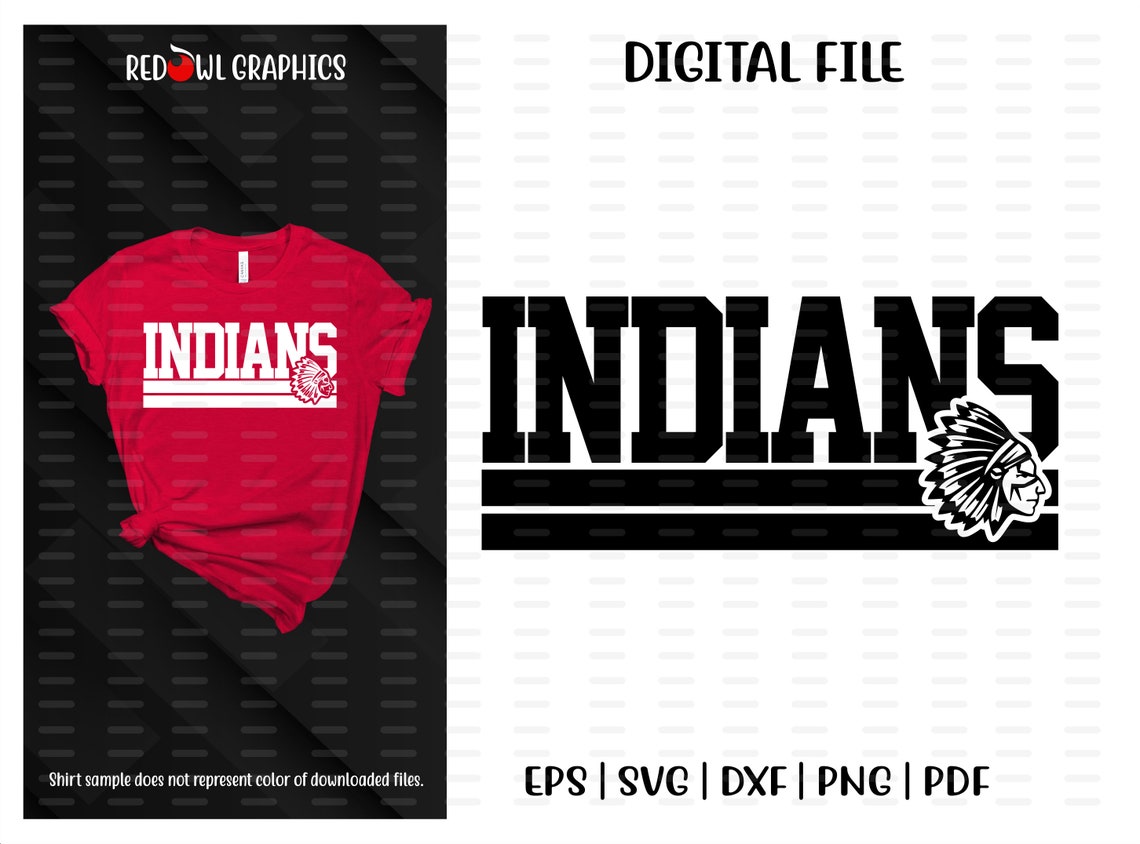 Indian Svg Indians Svg Indian Indians Clipart Mascot - Etsy