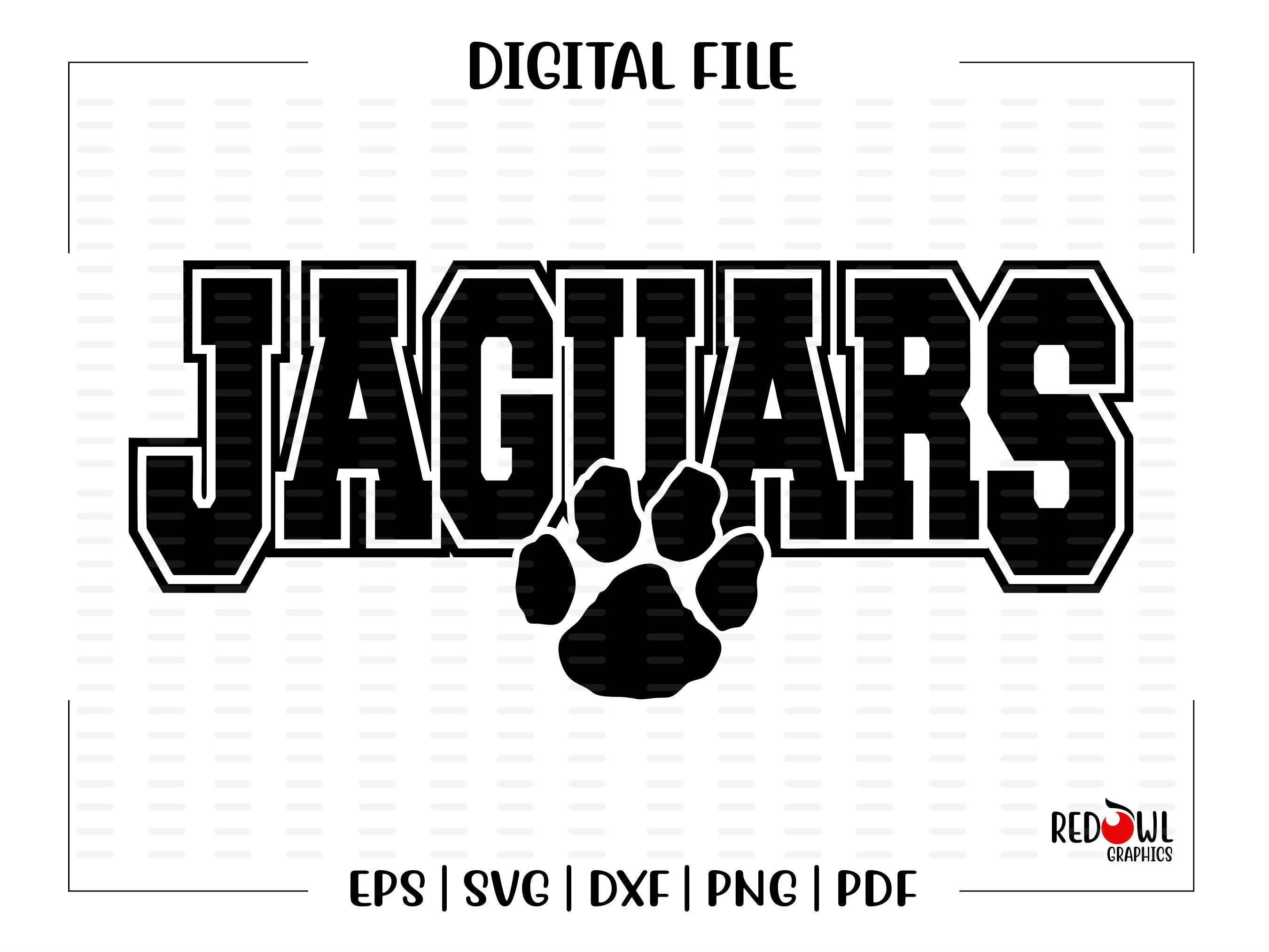 Black Jaguar Paw Print