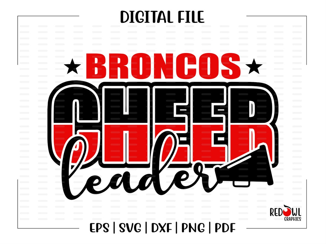 Cheer Mom Svg, Cheer Svg, Bronco, Broncos, Cheer, Cheerleader, Svg, Dxf ...