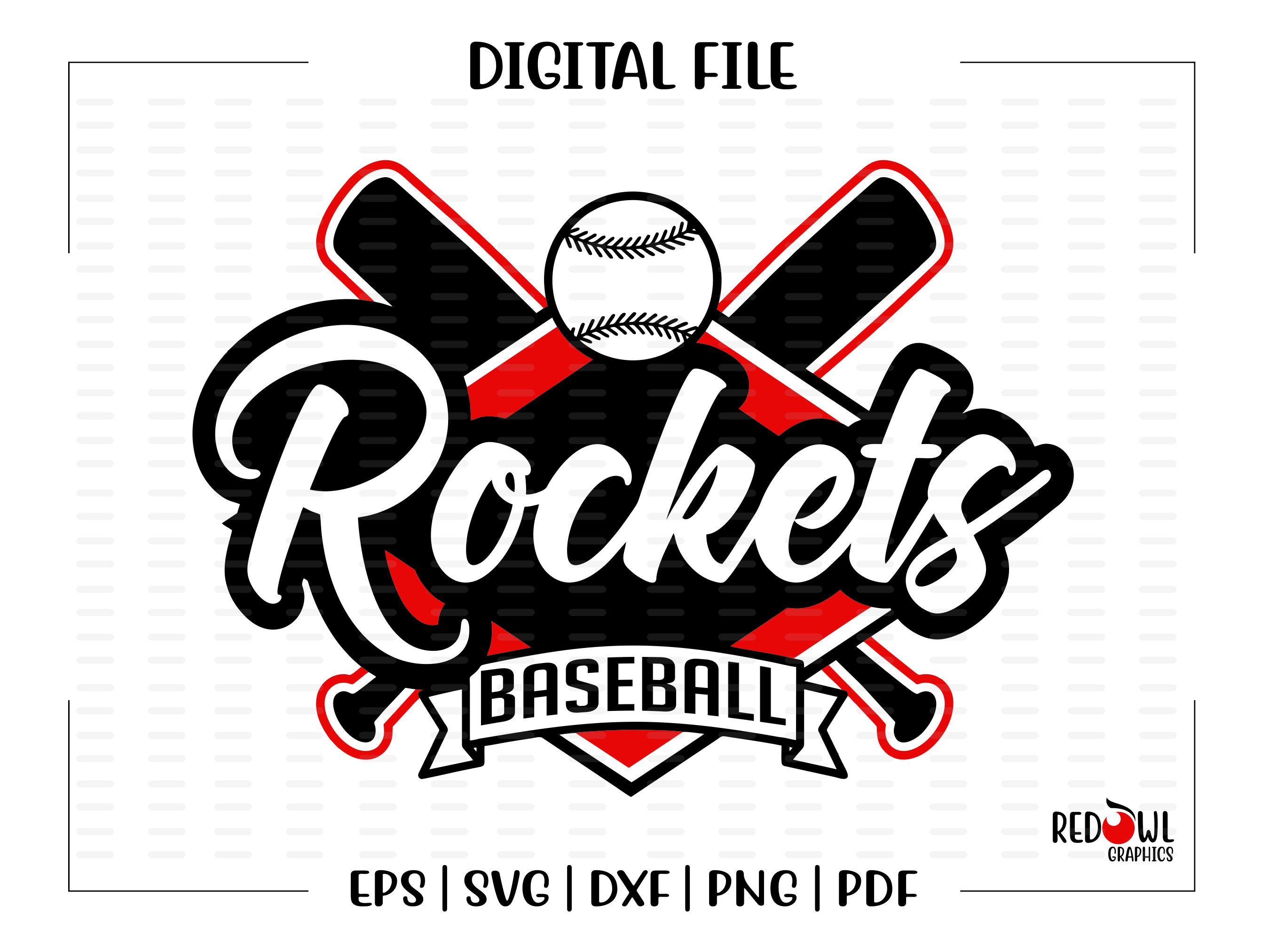 Rockets Baseball Logo