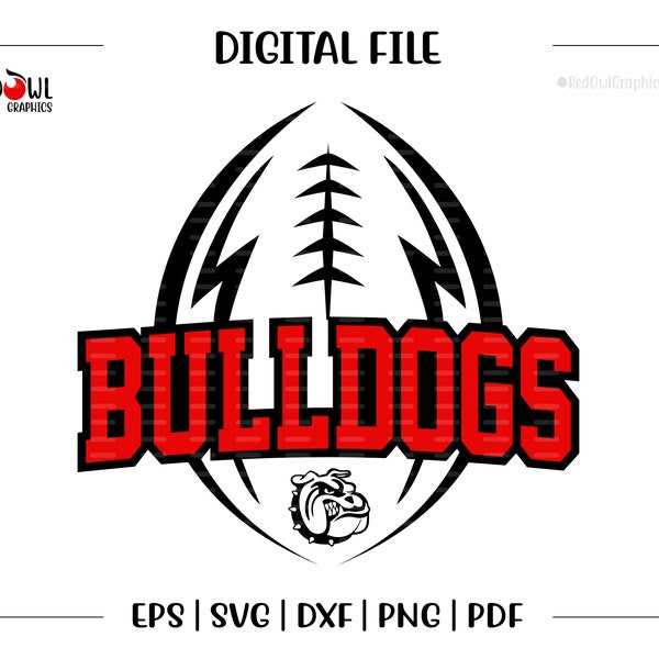 Bulldogs Football - Etsy