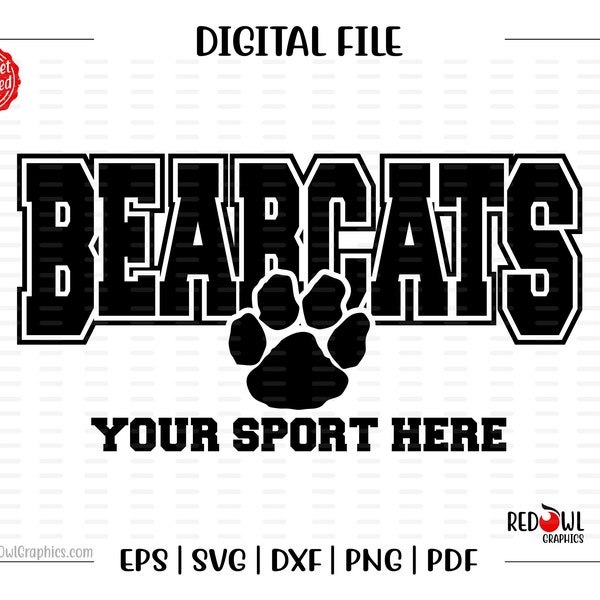 Cincinnati Bearcats Svg - Etsy