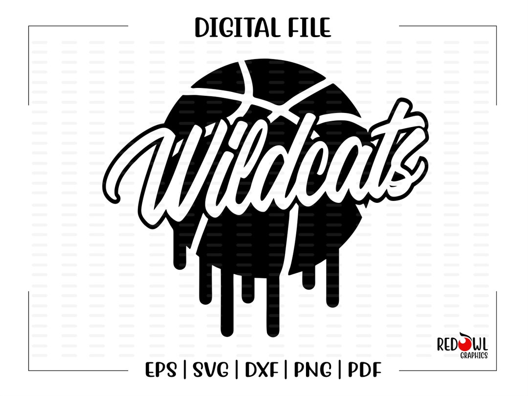 Basketball Svg, Wildcat Basketball Svg, Wildcat, Wildcats, Basketball ...