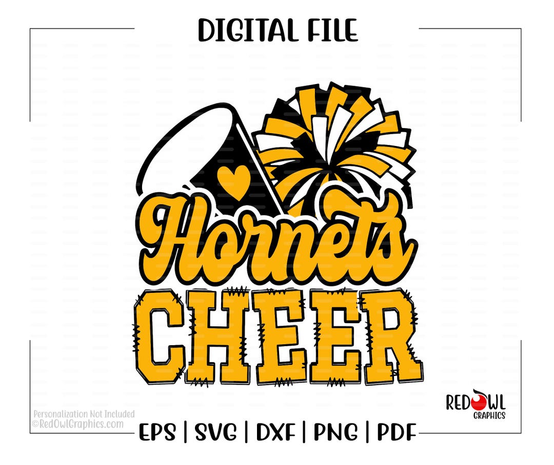 Cheerleading Svg, Cheerleader Svg, Hornet Cheerleader, Hornet, Hornets ...