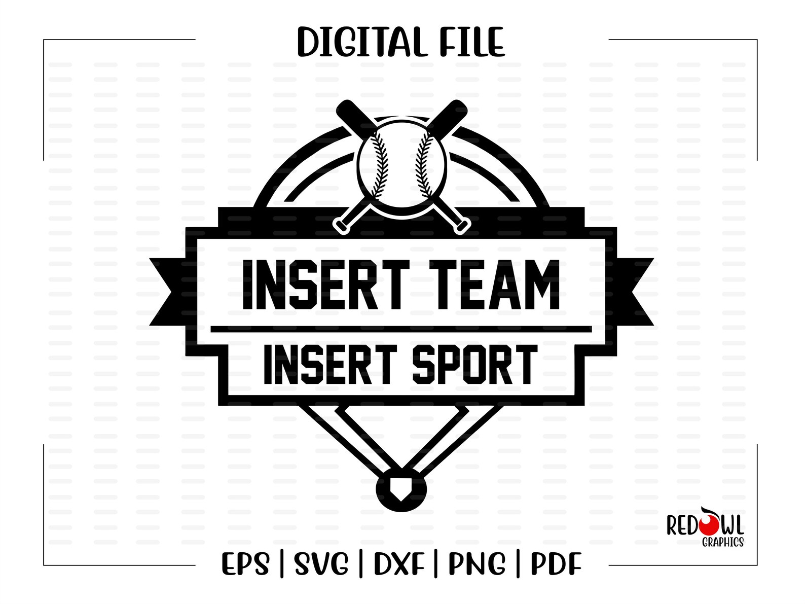 Baseball Svg Softball Svg Baseball Softball Field Etsy