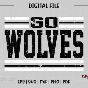 Wolves Svg, Wolve Png, Go Wolves, Mascot, School, Svg, Dxf, Eps, Png ...