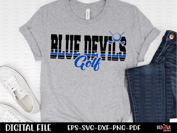 Golf Svg Blue Devil Svg Blue Devil Golf Devil Blue Devil - Etsy