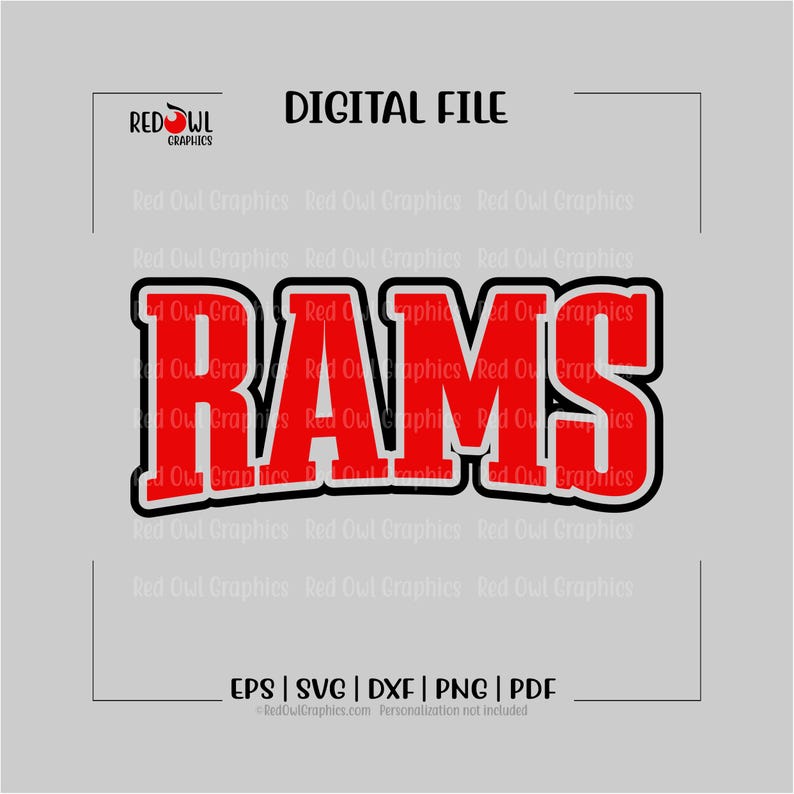 Ram Svg, Rams Svg, Ram, Rams, Mascot, School, Svg, Dxf, Eps, Png, Pdf ...