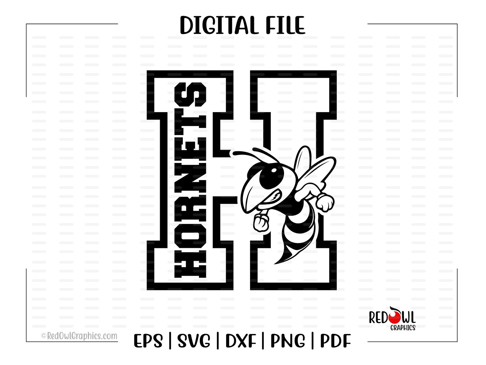 Hornet Svg, Hornets Svg, Hornet, Hornet, Mascot, School, Svg, Dxf, Eps ...