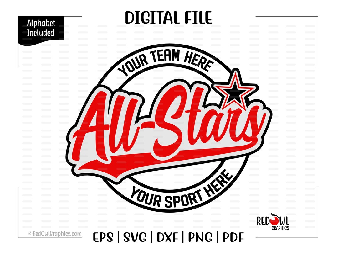 All Star Svg, All-star Svg, Baseball Svg, Baseball, All Stars, All ...