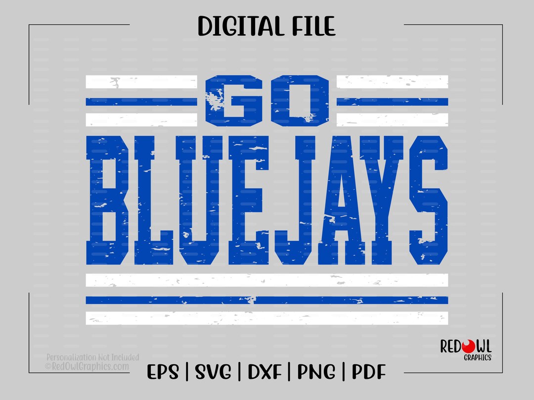 Bluejay Svg, Bluejay, Go Bluejays, Clipart, Distressed, Svg, Dxf, Eps ...