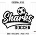 Soccer Svg, Shark Soccer Svg, Sharks, Shark, Soccer, Svg, Dxf, Eps, Png ...