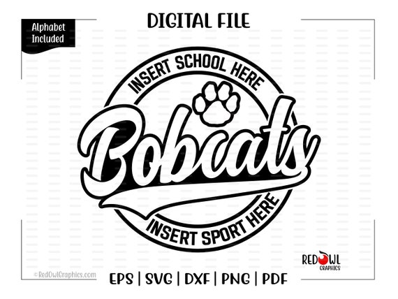 Sports Mascots Bobcat Clipart