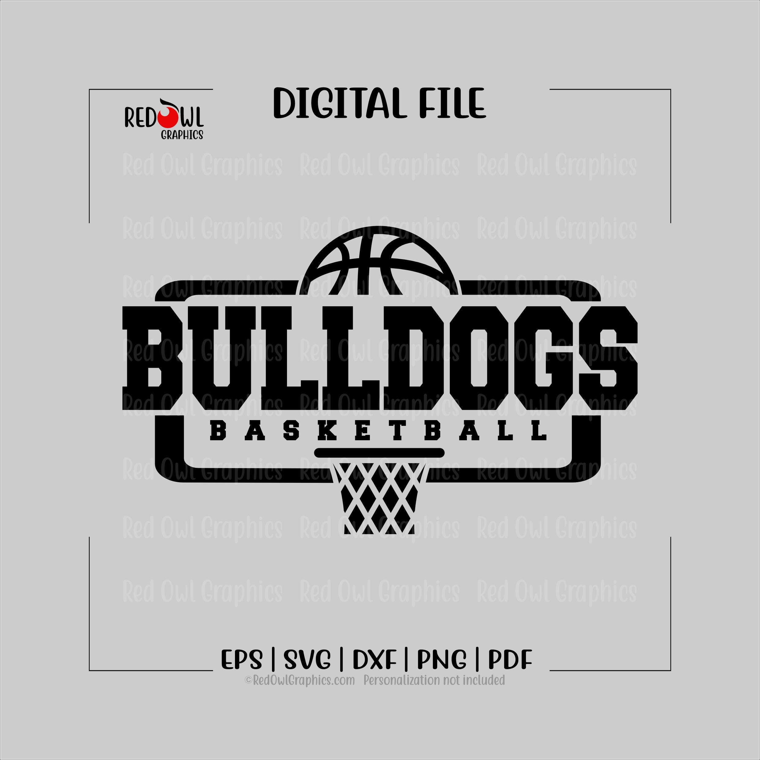 Basketball Svg, Bulldog Svg, Bulldog, Bulldogs, Basketball, Svg, Dxf ...
