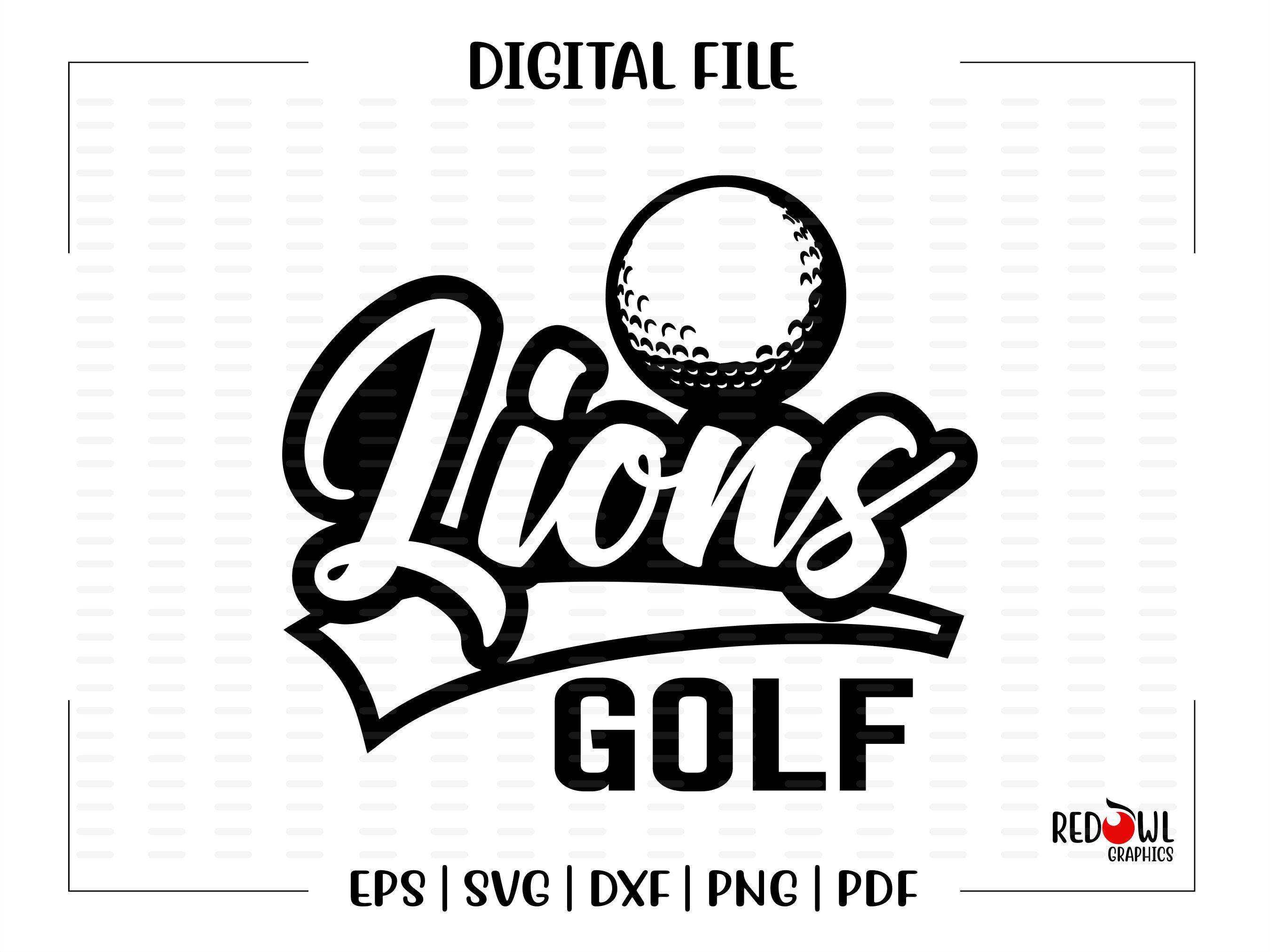 Golf Svg, Lion Golf, Lion, Lions, Golf, Svg, Dxf, Eps, Png, Pdf ...