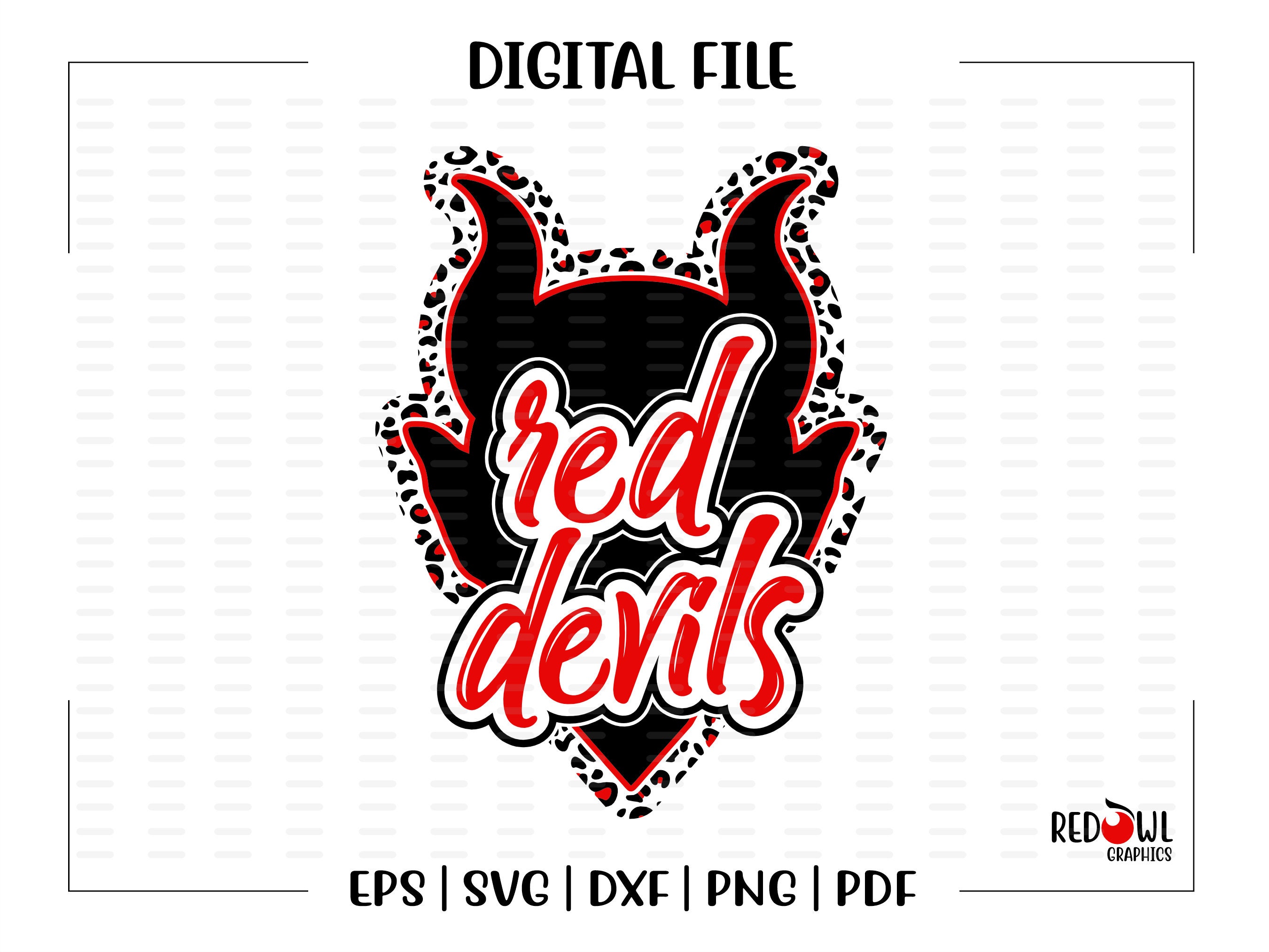 Red Devil Svg, Devils Svg, Red Devil, Red Devils, Devil, Svg, Dxf, Eps ...