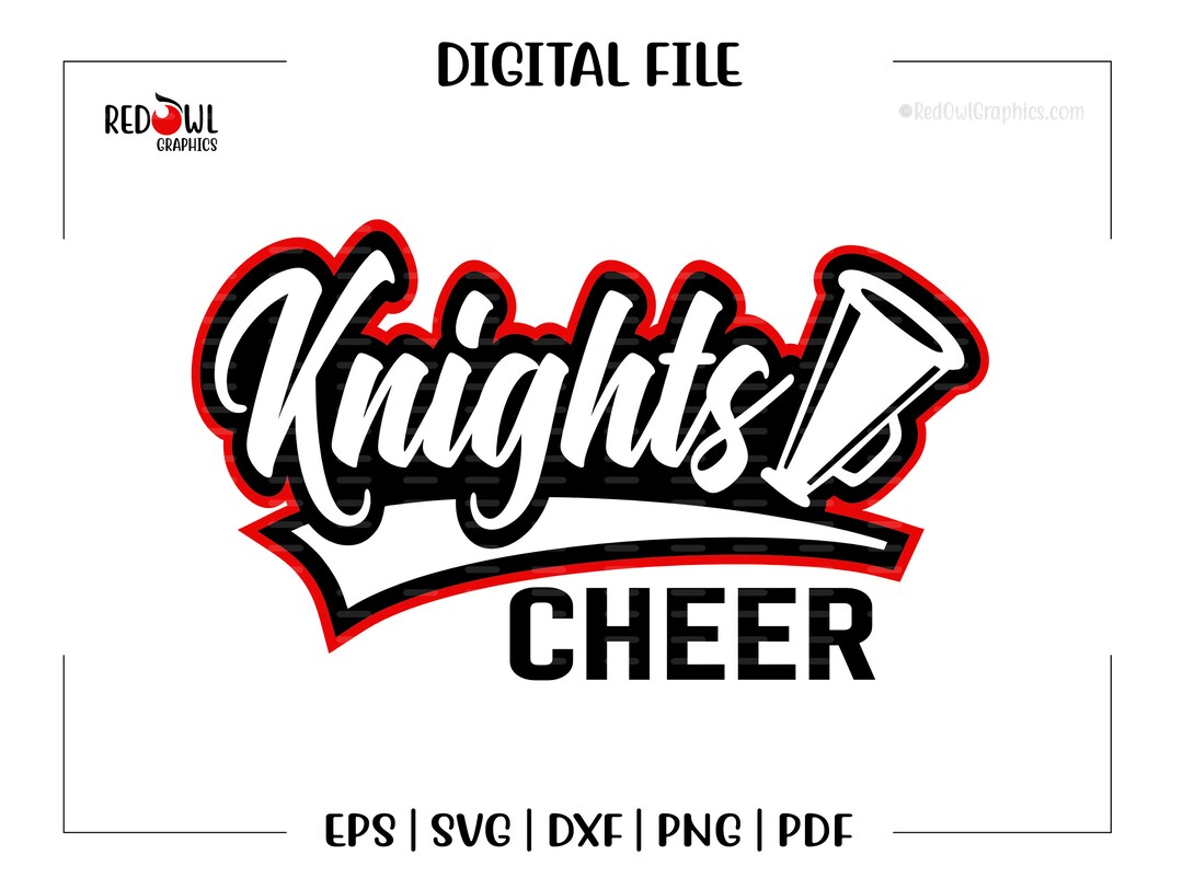 Cheer Svg, Knight Cheerleading, Knight, Knights, Cheer, Cheerleader ...