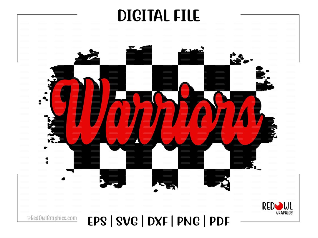 Warrior Svg, Warriors Svg, Warrior, Warriors, Retro Warrior, Checker ...