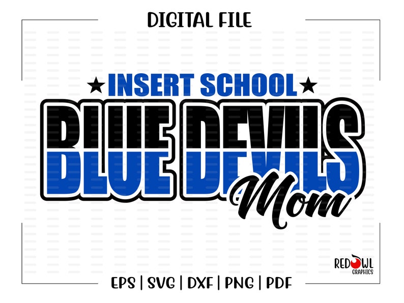 Blue Devil Mom Svg Dad Blue Devil Svg Blue Devil Grandma - Etsy