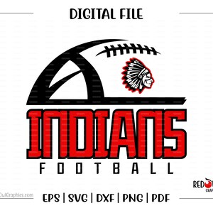 Football Svg, Indian Football, Indian, Indians, Football, Svg, Dxf, Eps ...