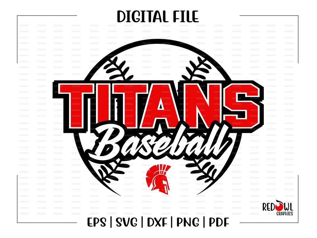 Baseball Svg, Titan Baseball Svg, Titan, Titans, Baseball, Svg, Dxf ...