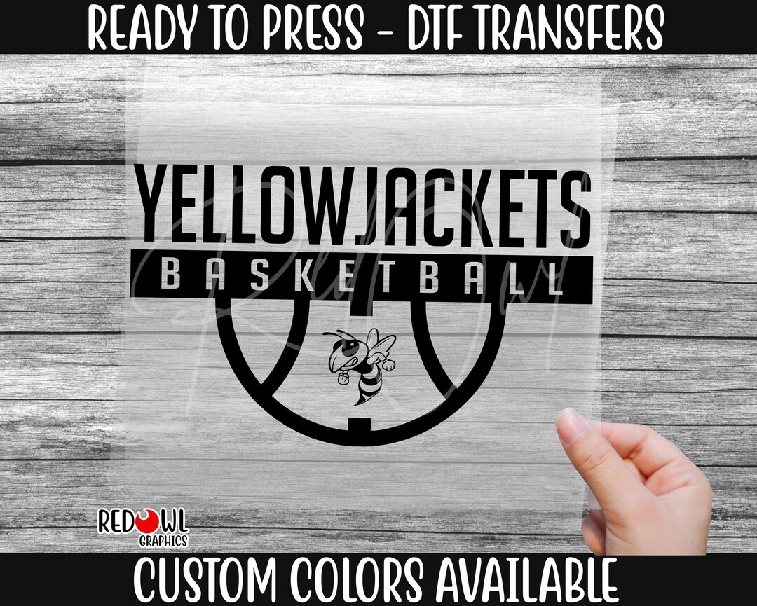 Ready to Press, Jackets, Yellow Jacket, Basketball, Basketball Dtf ...