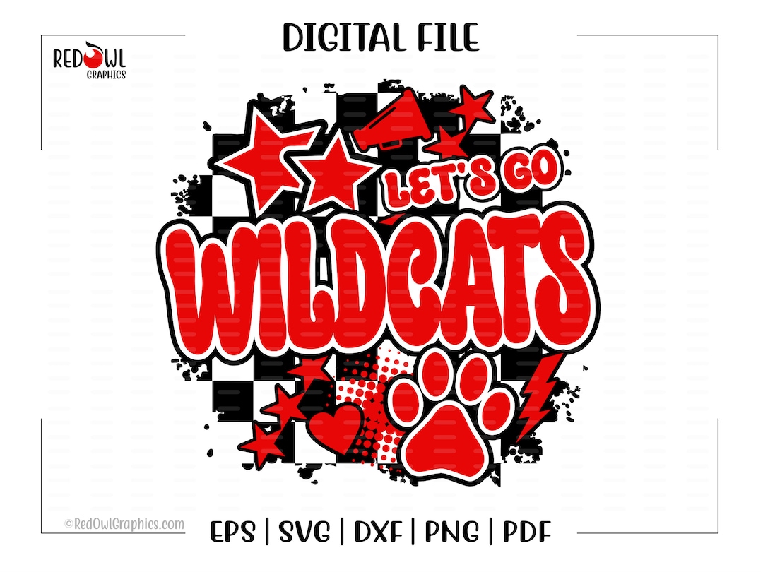 Wildcat Svg, Wildcats Svg, Wildcat, Wildcats, Clipart, Mascot, School ...